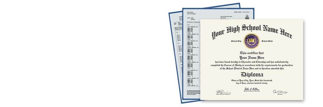 Diploma and Transcripts for College, High School, GED - Diploma Press